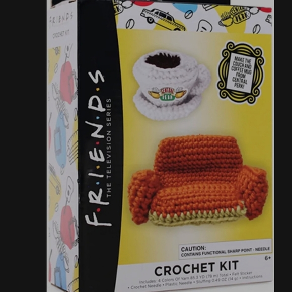 Spencer's | Other | Friends Tv Crochet Yarn Kitschy Knitting Kit ...